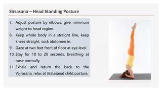 Sirsasana – Head Standing Posture.pptx | Buddhism | Religion & Spirituality