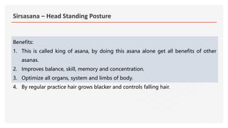 Sirsasana – Head Standing Posture.pptx | Buddhism | Religion & Spirituality