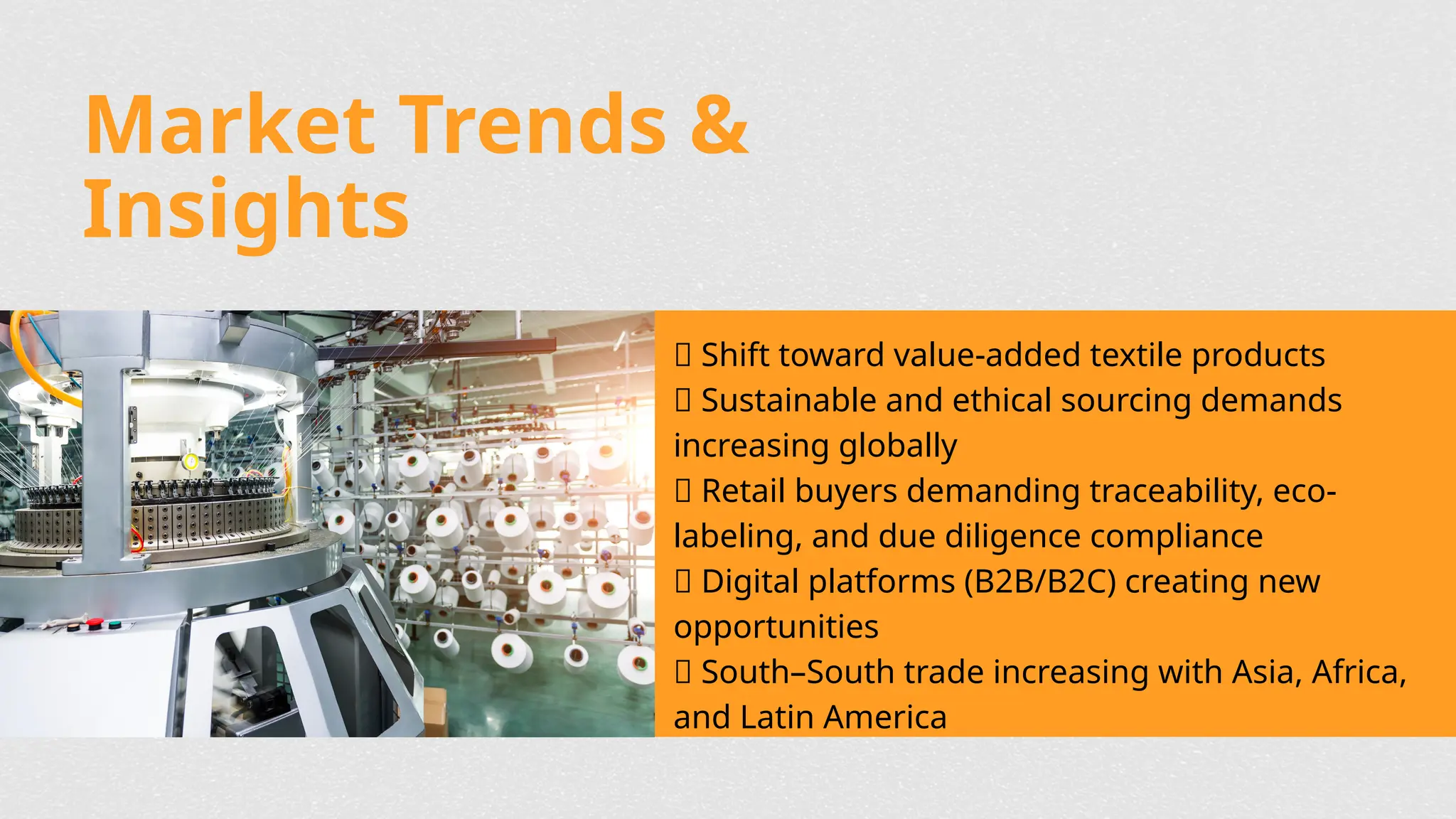 Stattistical overview of Pakistan Textile exports relation to sustainability | PPTX