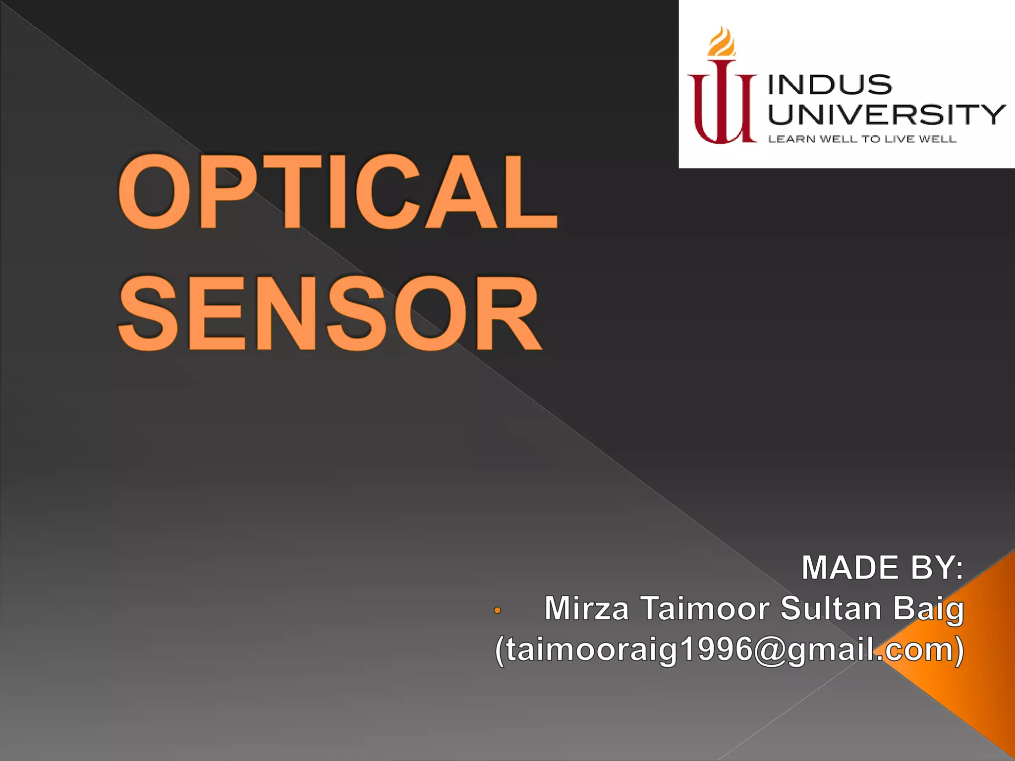 optical sensor | PPT