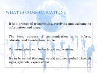 Values of Communication | PPT