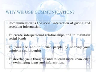 Values of Communication | PPT
