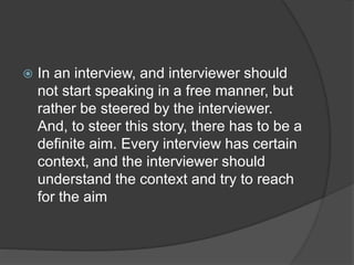 Tips for Radio Interview | PPTX