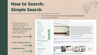 SIRS Issues Researcher Instructional Presentation | PPTX