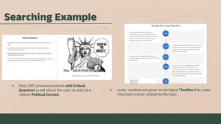 SIRS Issues Researcher Instructional Presentation | PPT