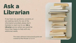 SIRS Issues Researcher Instructional Presentation | PPTX