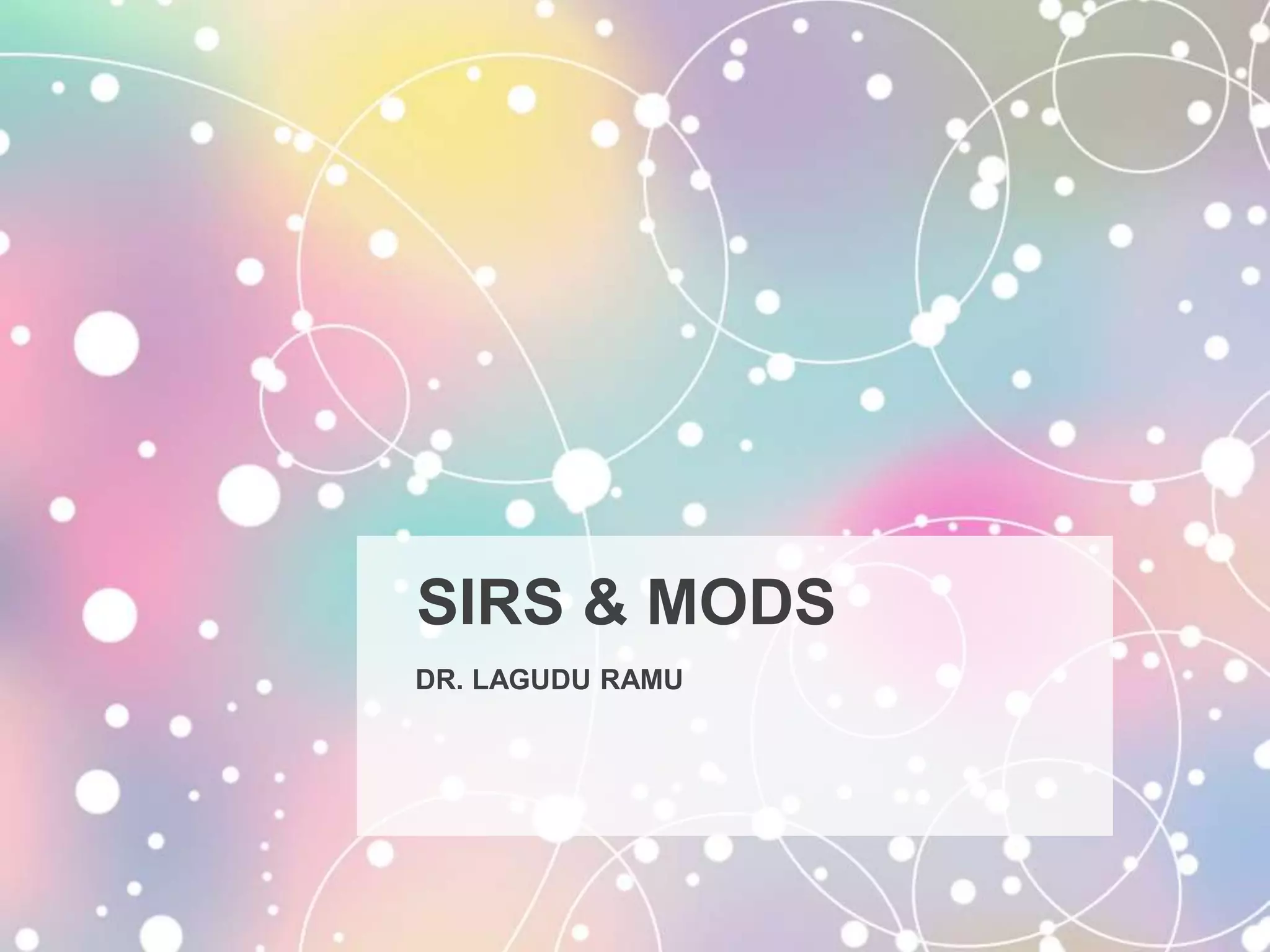 Sirs mods | PPTX