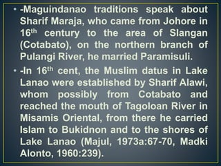 Tracing the coming of Islam to the Philippines-Chinese Centrist concept ...