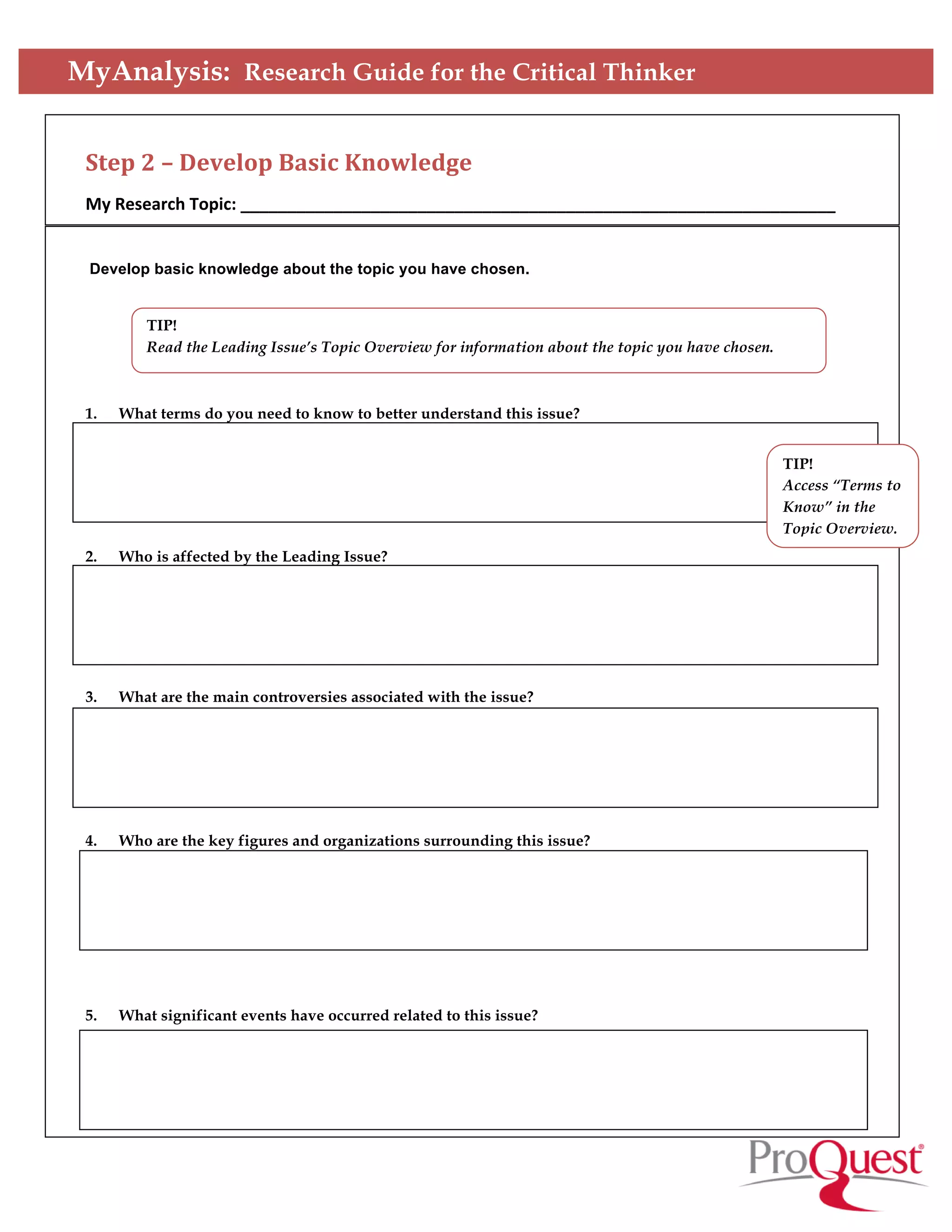 Sirs Research Guide Template | PDF