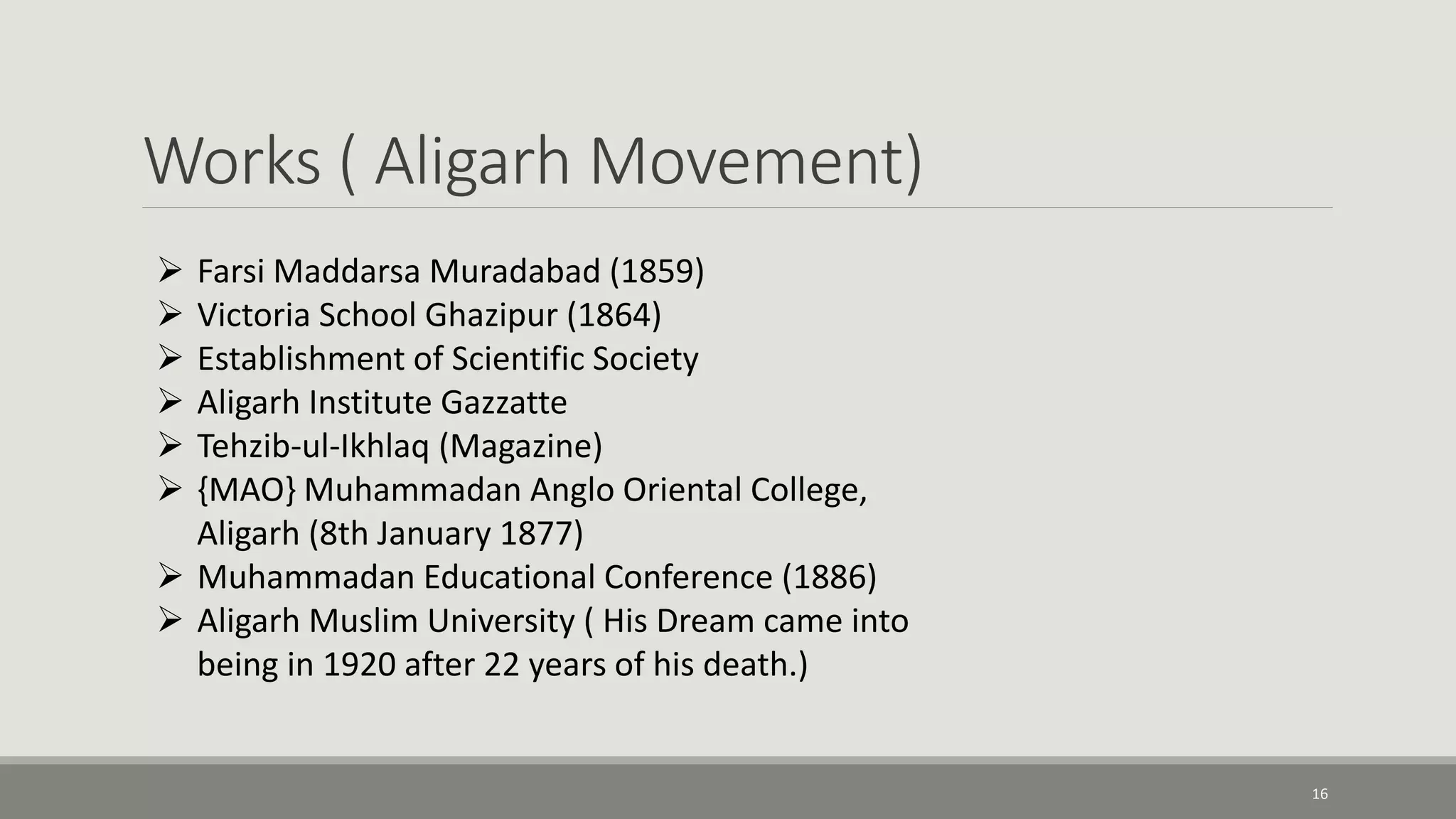 Sir syed ahmad khan(new) | PPTX