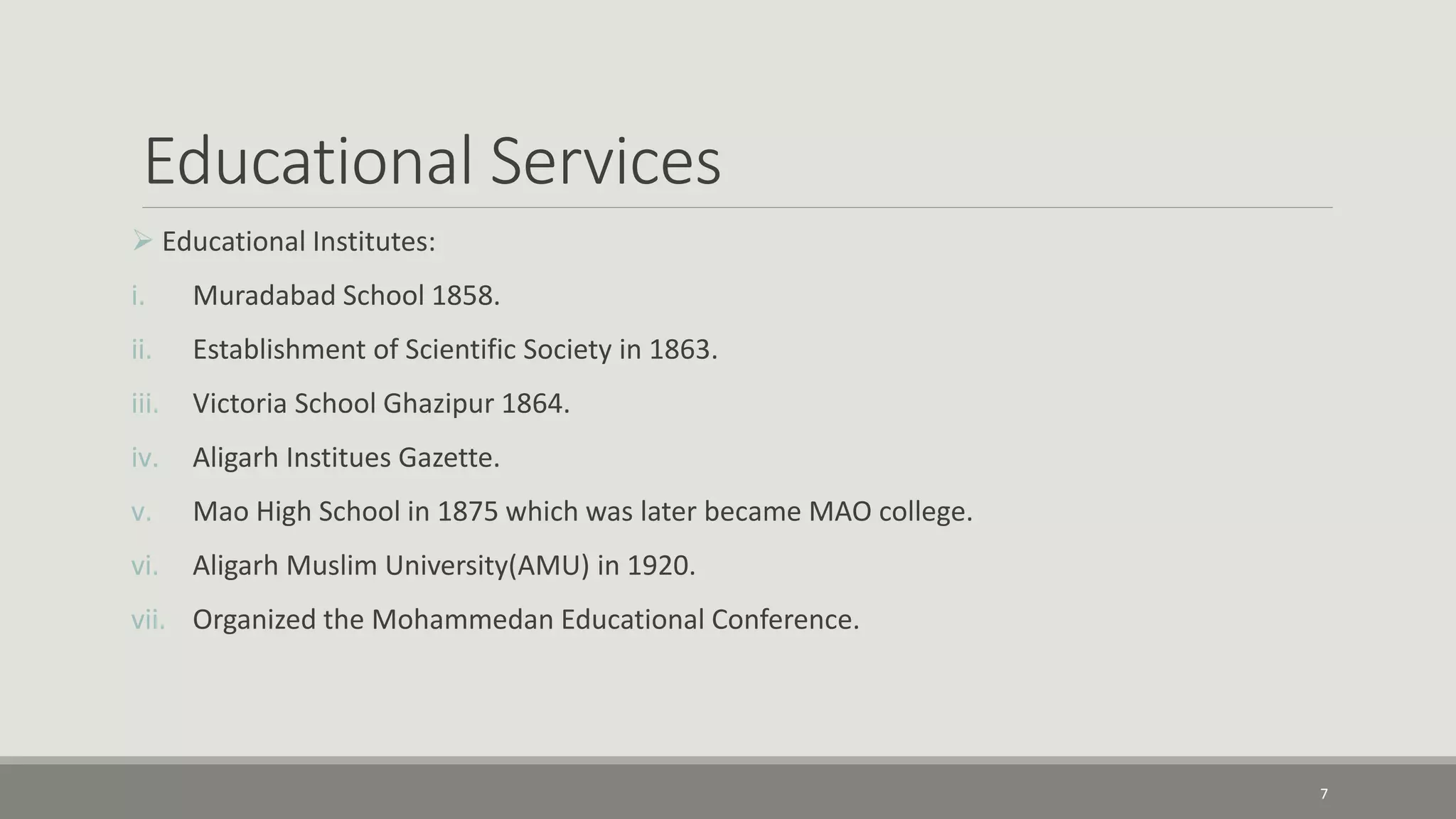 Sir syed ahmad khan(new) | PPTX