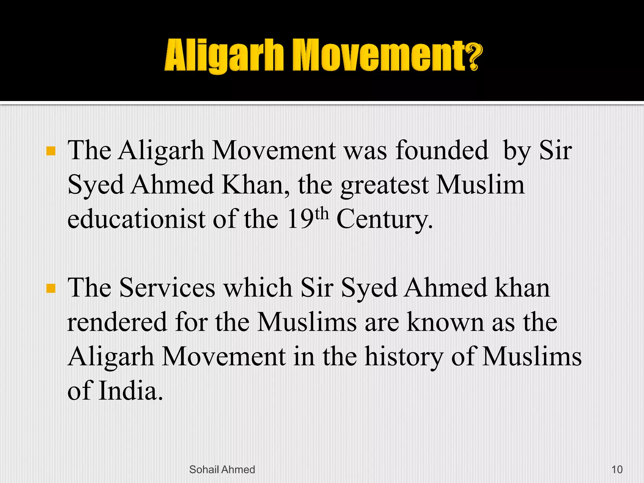 Sir Syed Ahmed khan ,by Sohail Ahmed | PDF
