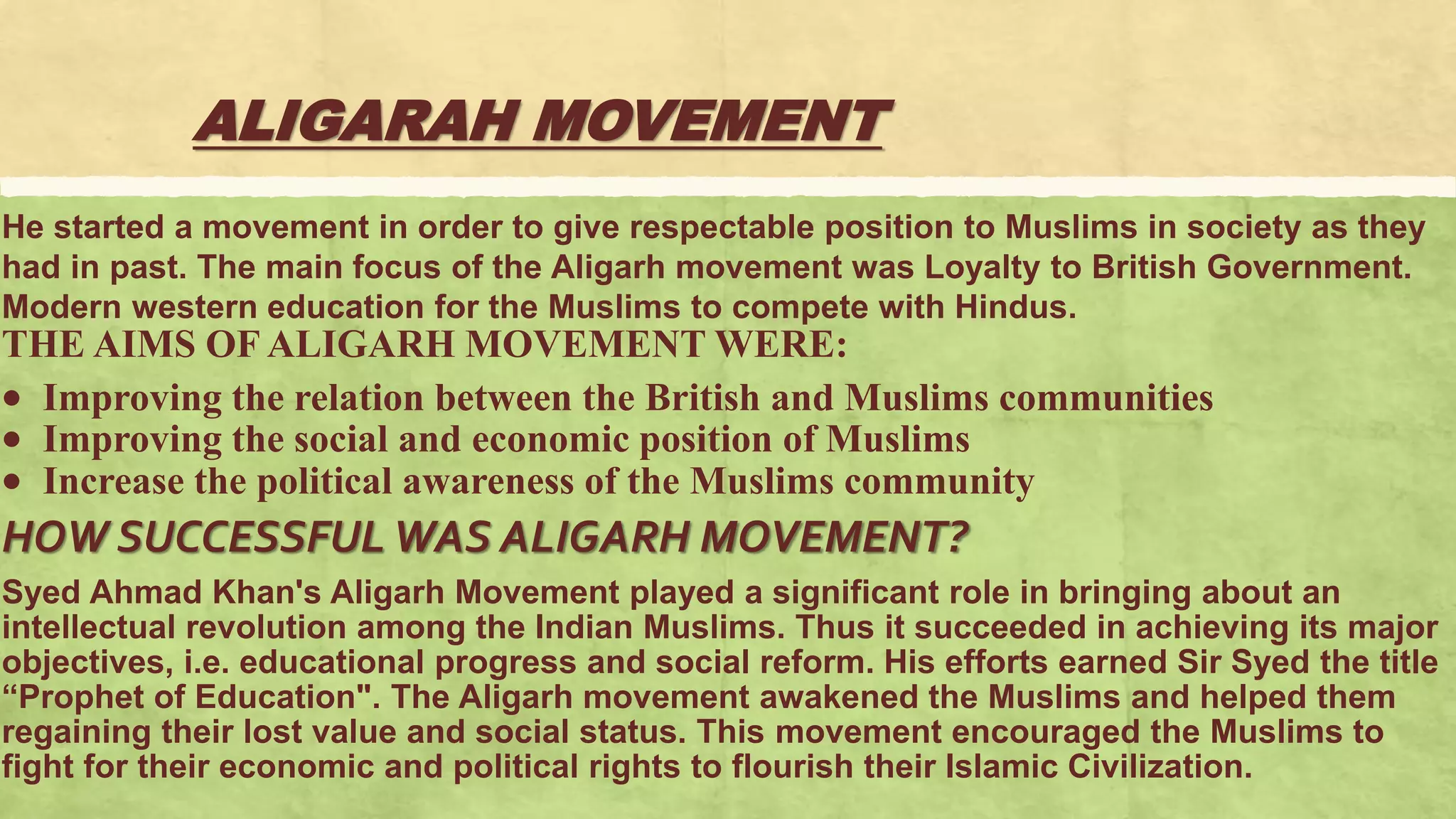 Sir Syed Ahmed Khan | PPTX