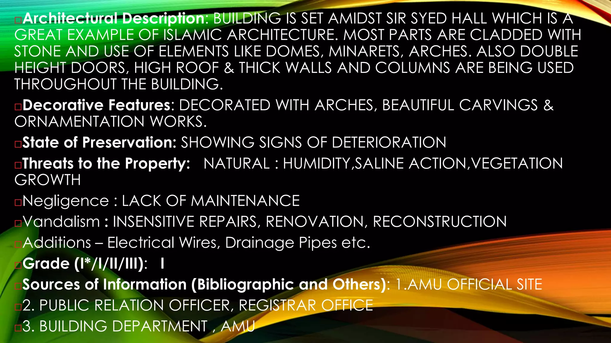 Sir syed hall AMU | PPTX