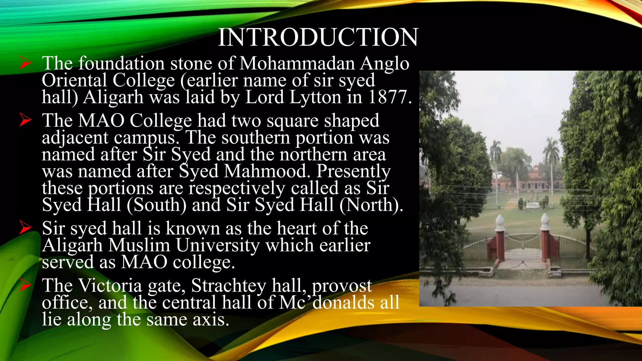 Sir syed hall AMU | PPTX