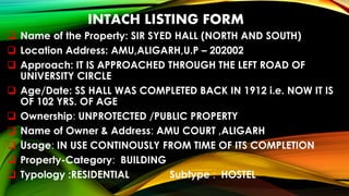 Sir syed hall AMU | PPTX