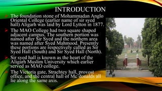 Sir syed hall AMU | PPTX
