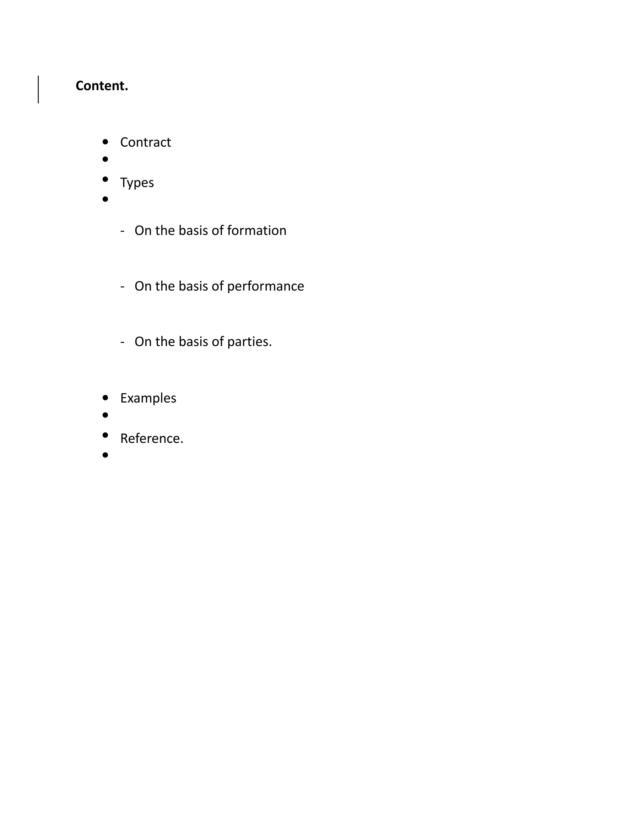 Types of contract with Examples | PDF