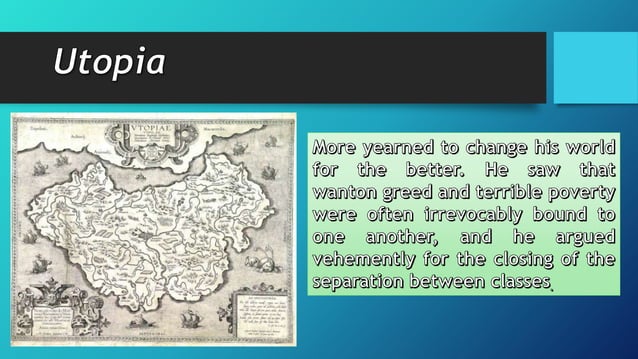 Sir Thomas More`s Utopia | PPTX