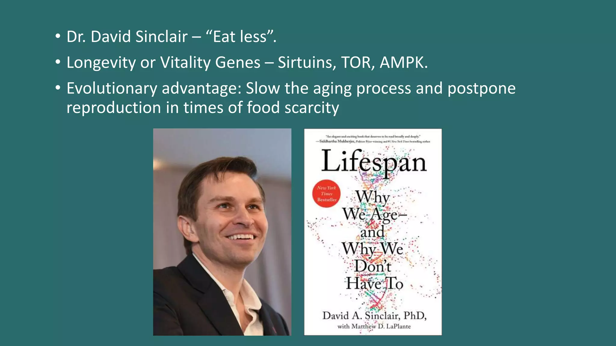 Sirtuins, epigenetics and longevity | PPTX