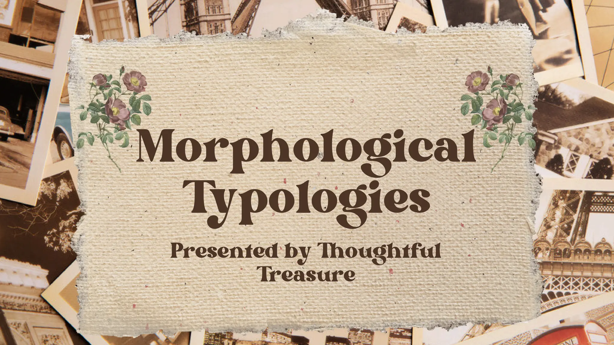 Morphological Typologies and Their types | PPT