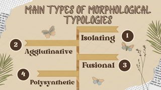 Morphological Typologies and its typesss | PDF