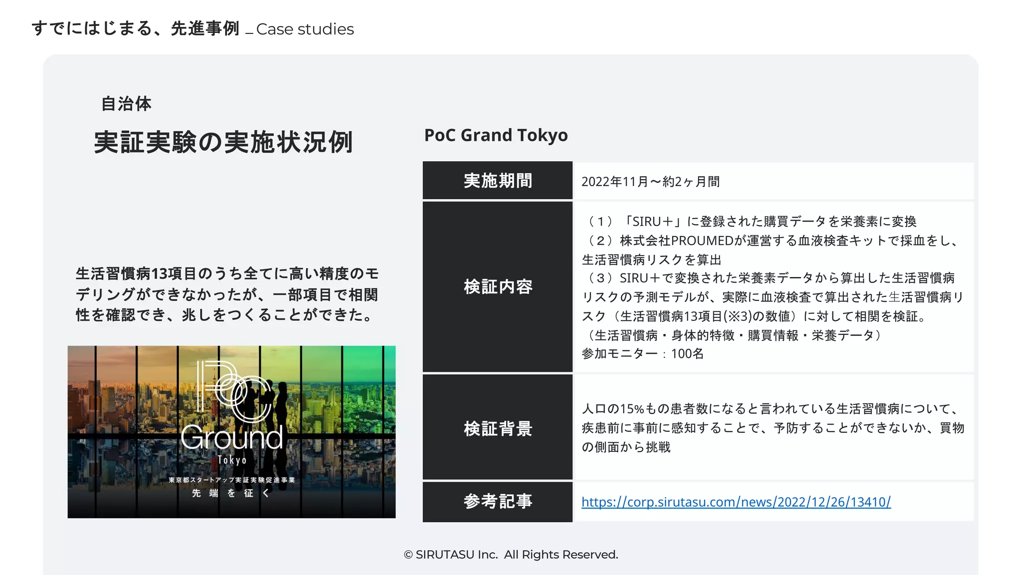 SIRUTASU_company docs_2023.pdf | Healthcare Industry | Industries