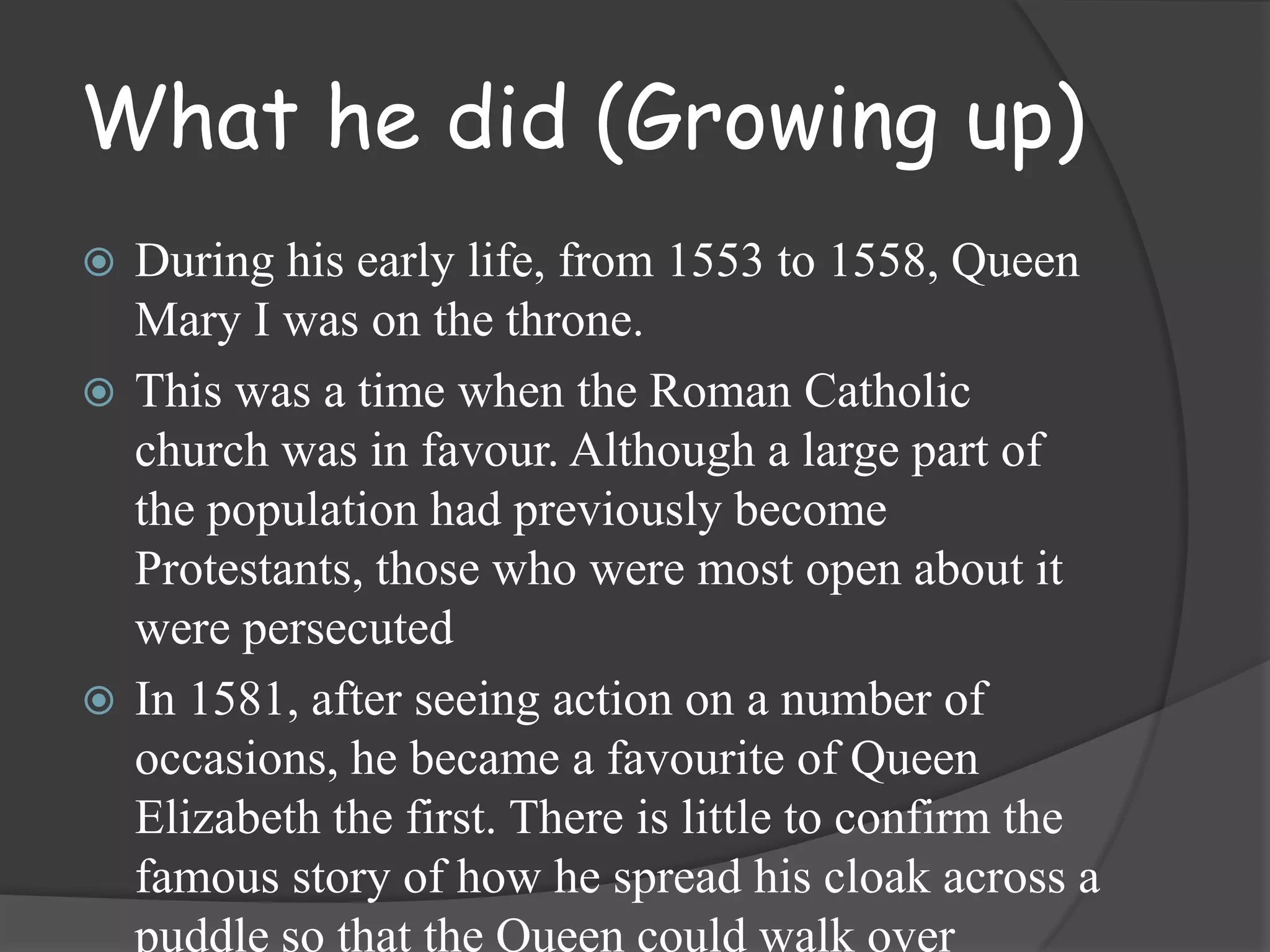 Sir Walter Raleigh Powerpoint | PPTX