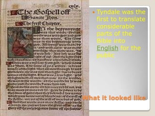 Sir william tyndale | PPT