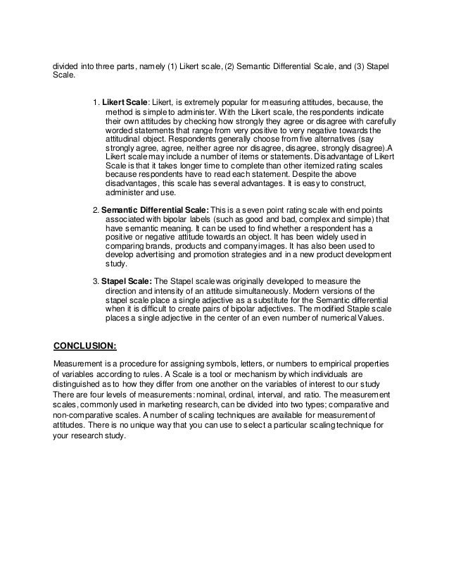 Measurement & Scaling | PDF