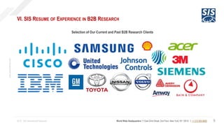 B2B Market Research | SIS International Research | PPTX