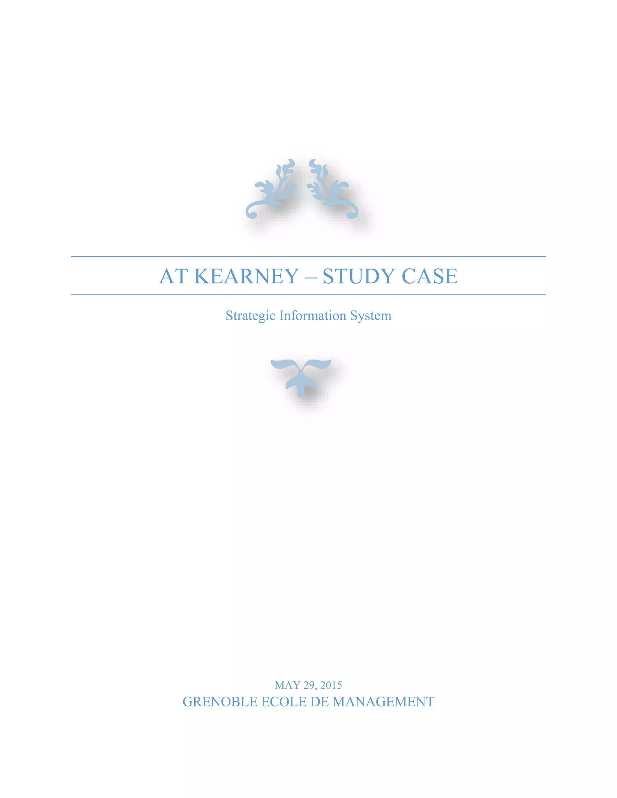 Knowledge Management at AT Kearney - Case Study | PDF