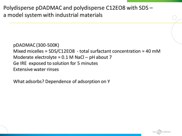 Water Soluble Polymers in Household Cleaning Products - Benefits and ...