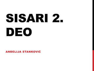 Sisari biologija 2 | PPTX