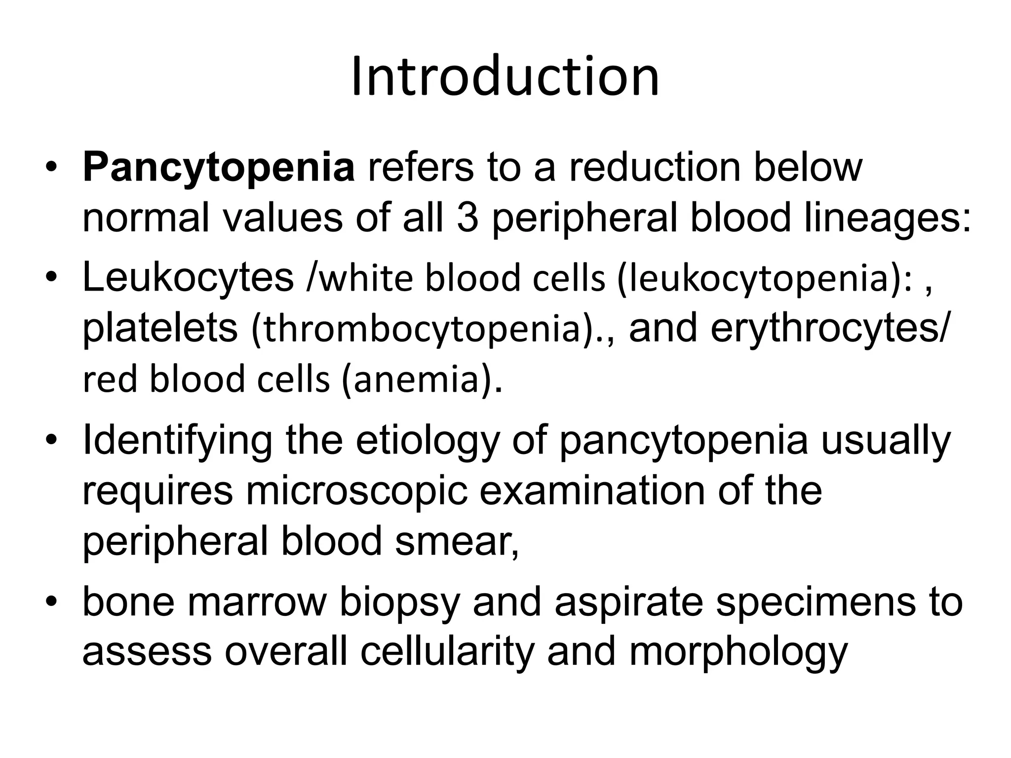 pancytopenia.pptx neonatal hematologic disorder anemia platelate defficiency | PPTX