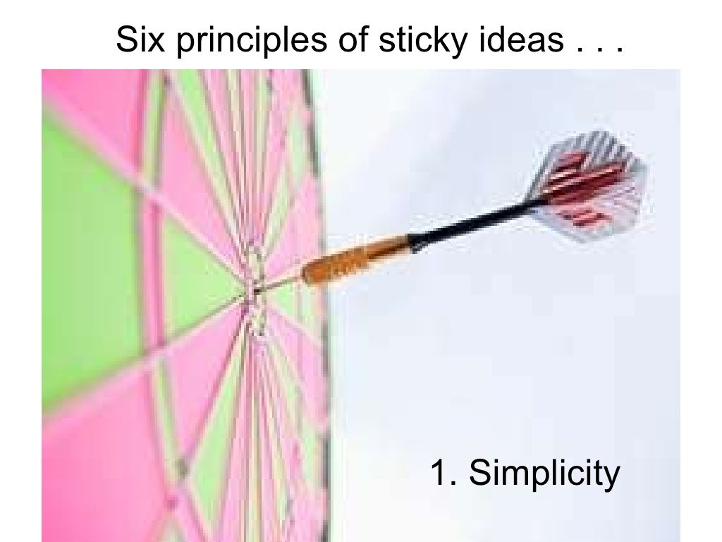 Six principles of sticky ideas