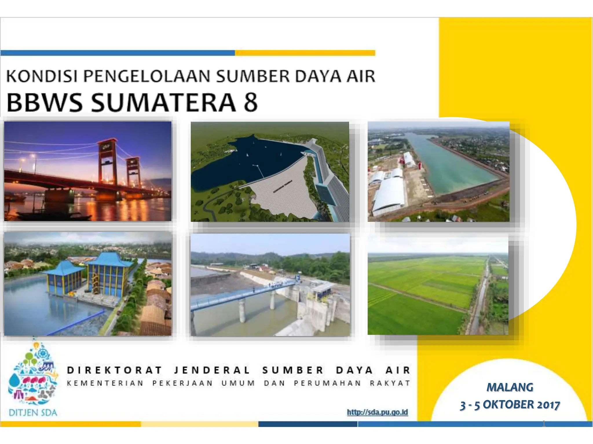 Pengelolaan SISDA di BBWS Sumatera VIII tahun 2017 | PPTX