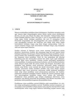 1. Sisdiknas uu no.20 tahun 2003 (pdf) | PDF