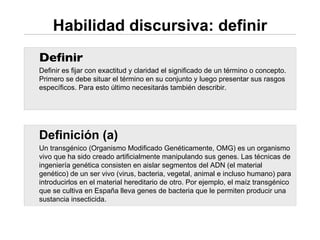 Esquemas de redacción y argumentación | PPT