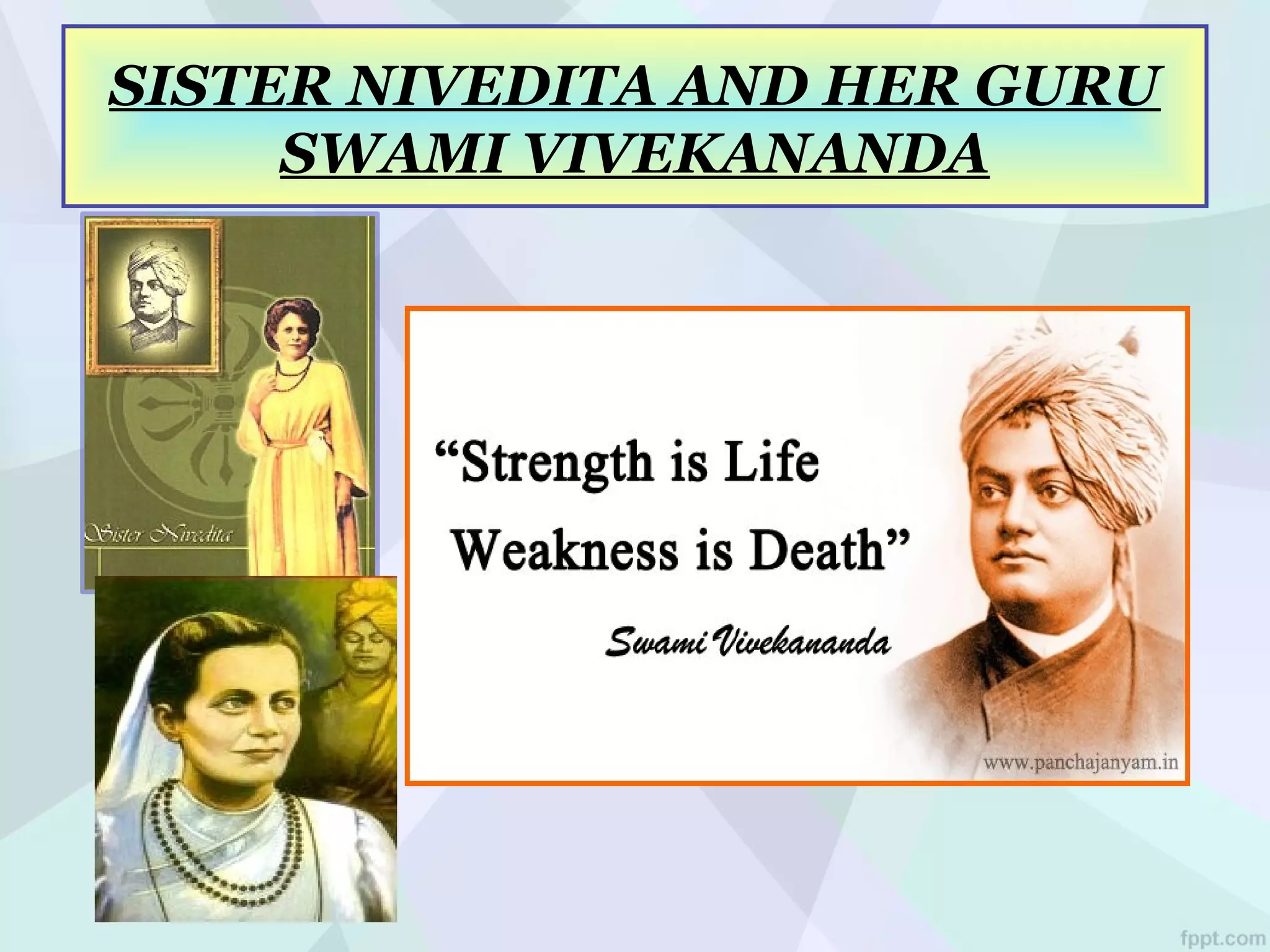 Sister nivedita presentation2 | PPT