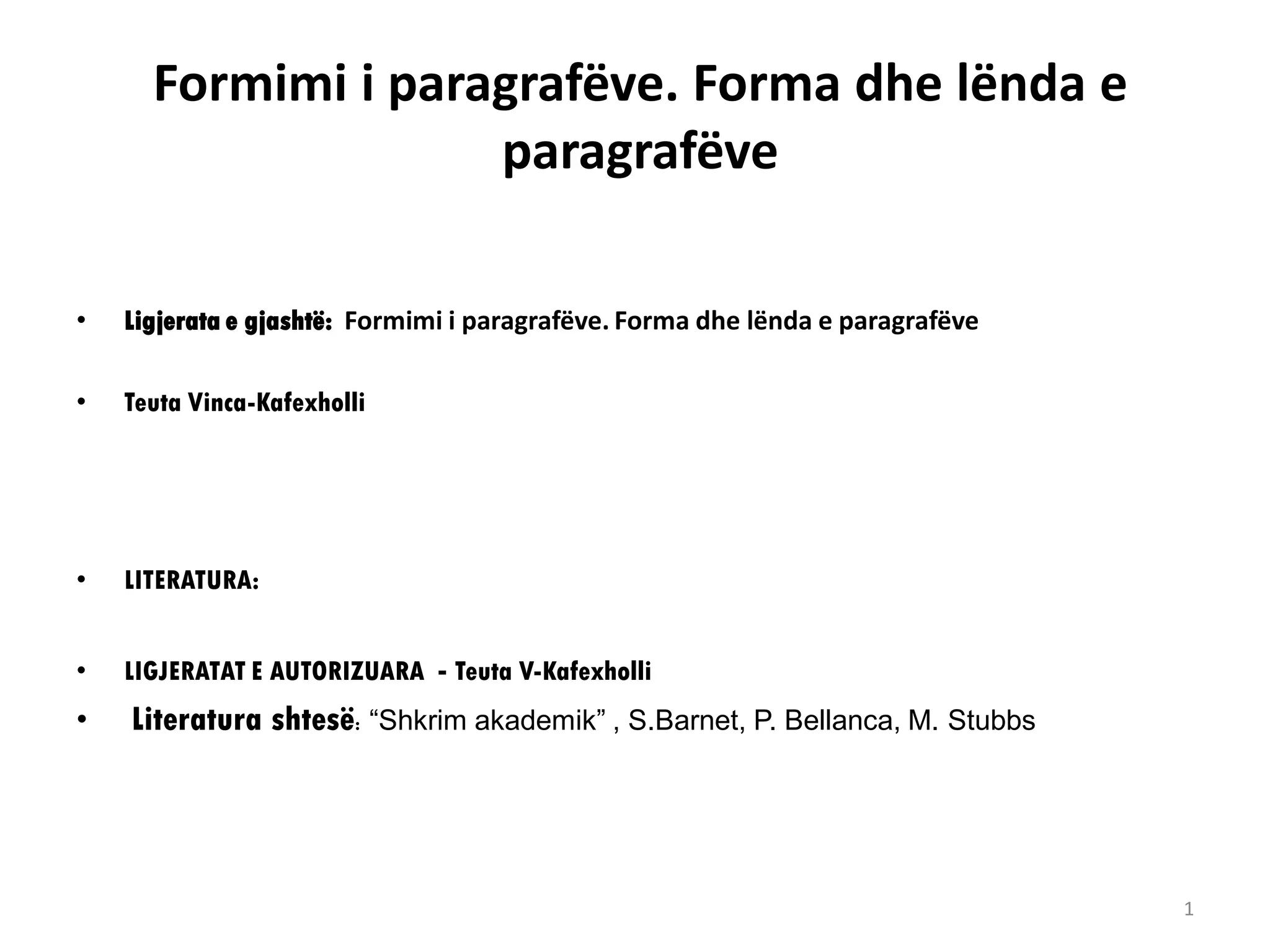 Si shkruhet ese me paragraf | PDF