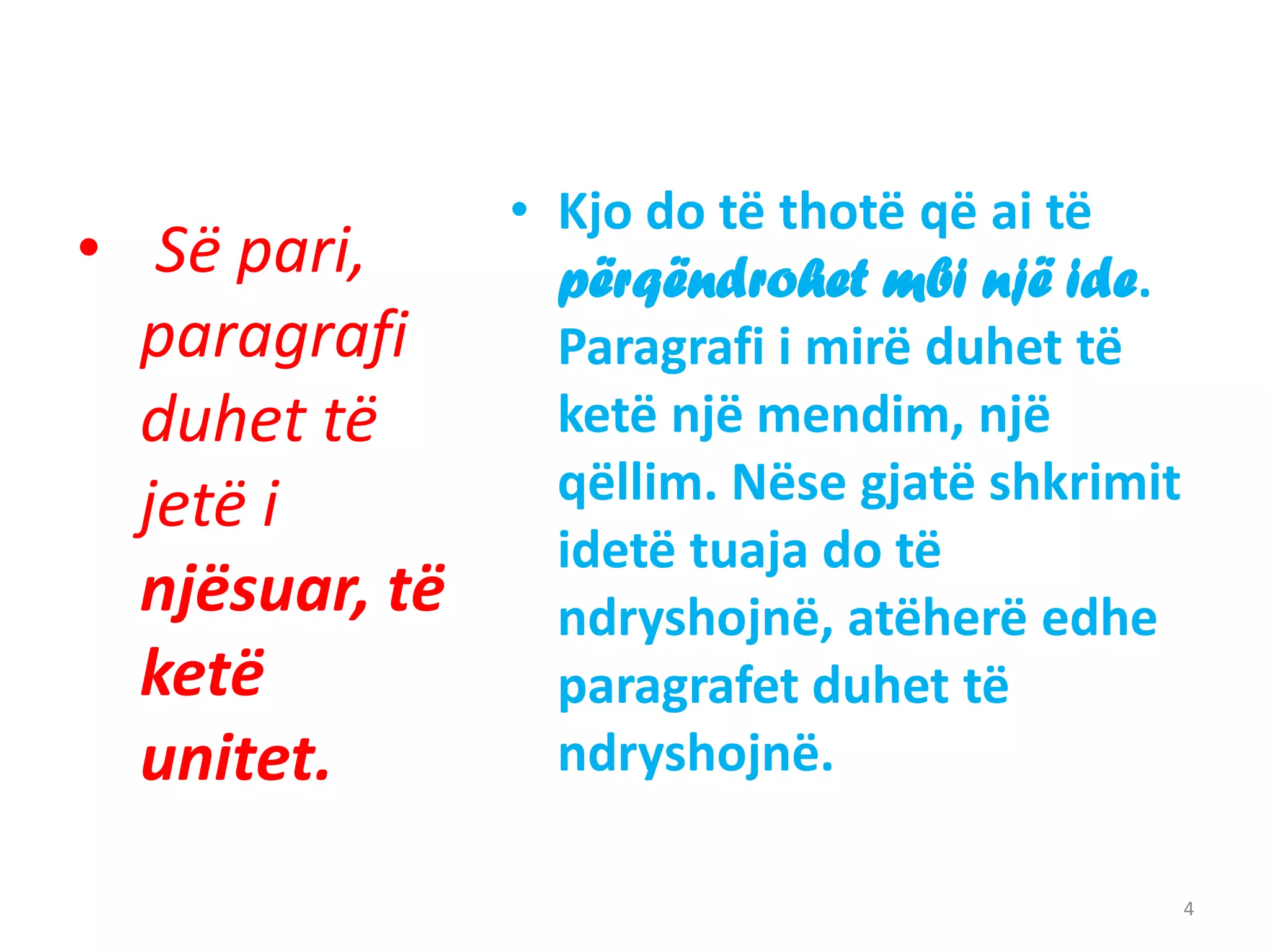 Si shkruhet ese me paragraf | PDF