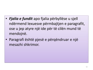 Si shkruhet ese me paragraf | PDF