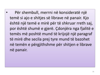 Si shkruhet ese me paragraf | PDF
