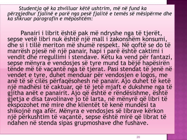 Si shkruhet ese me paragraf | PDF