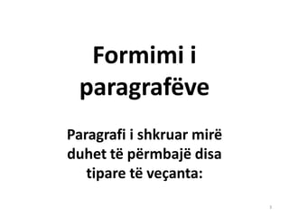 Si shkruhet ese me paragraf | PDF