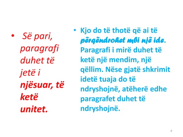 Si shkruhet ese me paragraf | PDF