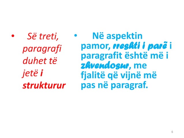 Si shkruhet ese me paragraf | PDF
