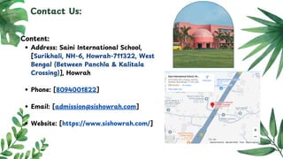 Saini International School, Howrah West Bengal | PPT