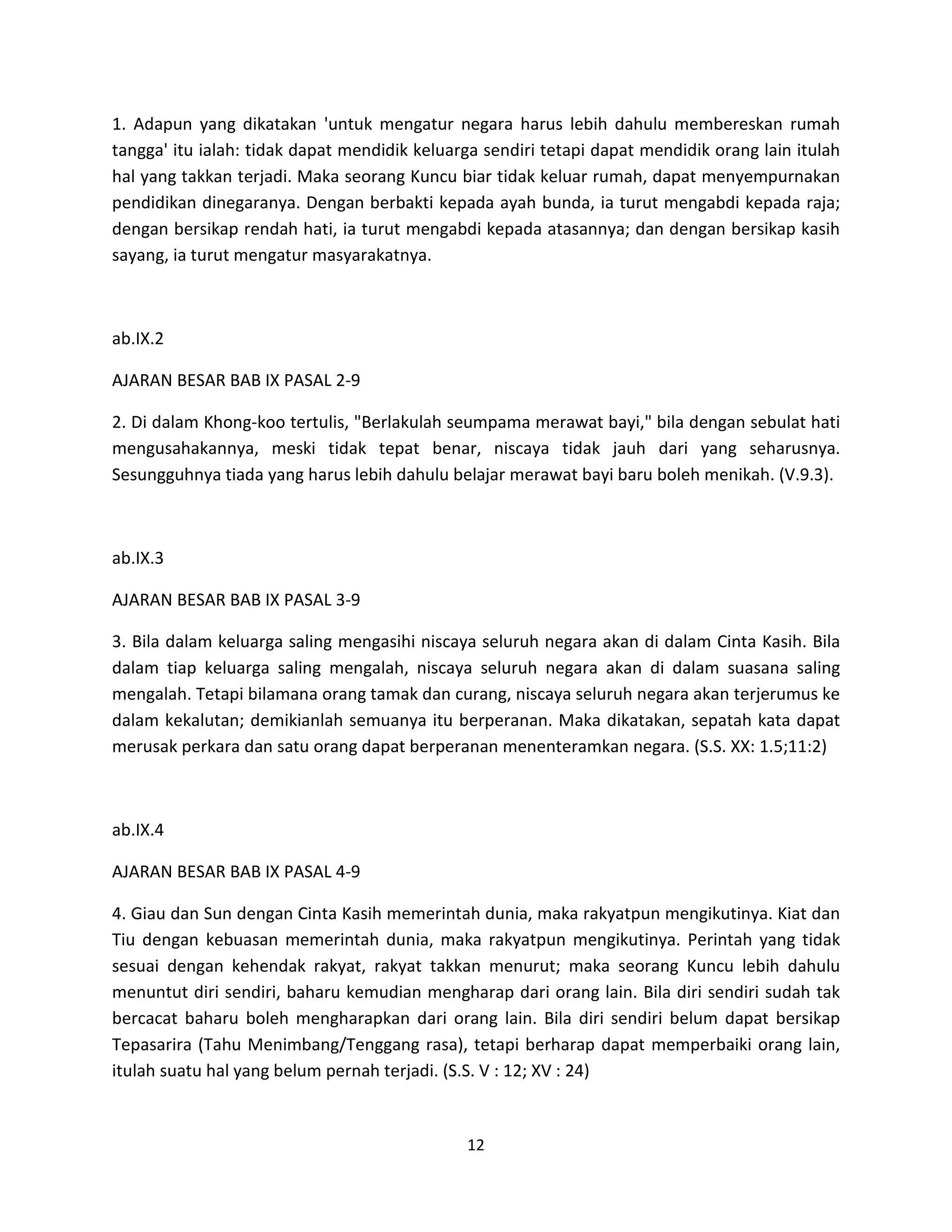 KITAB SI SHU AGAMA KHONGHUCU | PDF